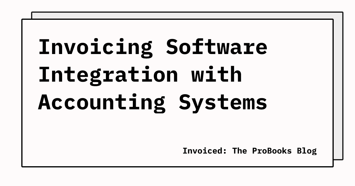 Invoicing Software Integration With Accounting Systems Invoiced The